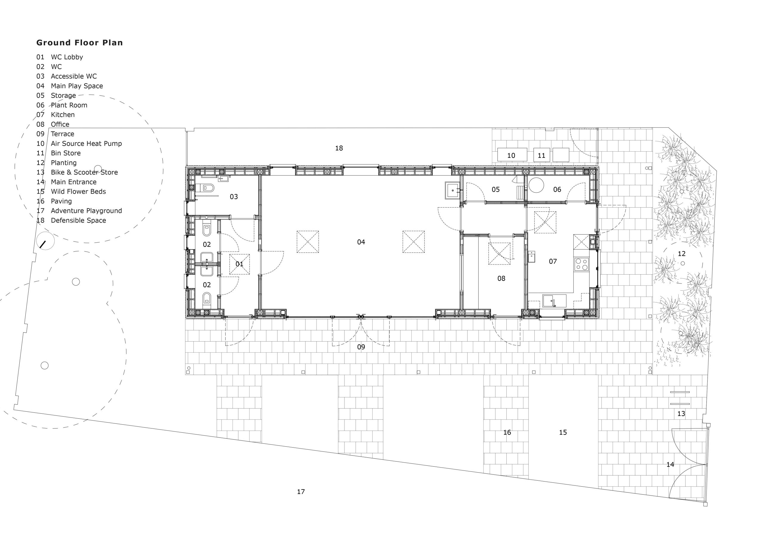 Paper House Project completes Martin Luther King play centre in Islington