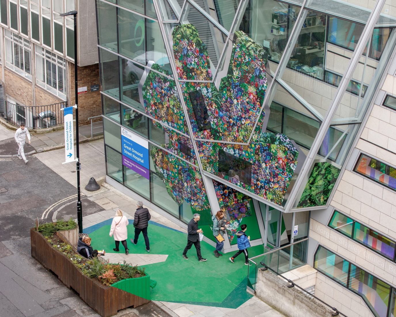 Reimagining Great Ormond Street Hospital entrance with AI