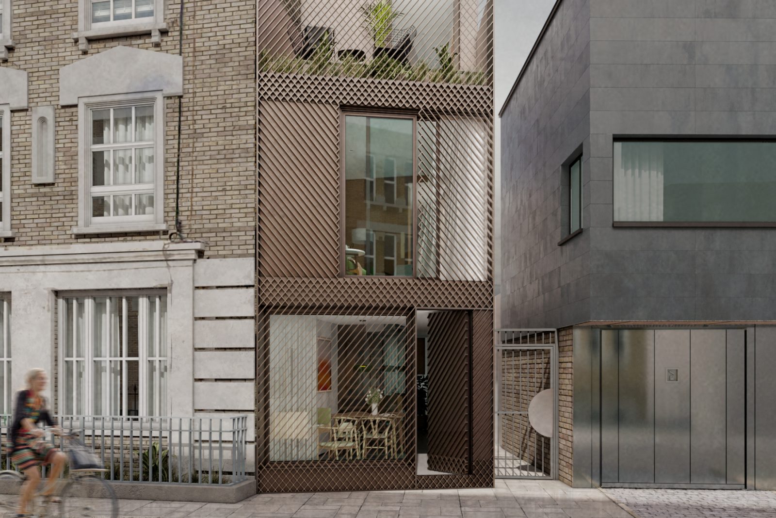 Threefold’s tiny wedge-shaped King’s Cross house rubberstamped