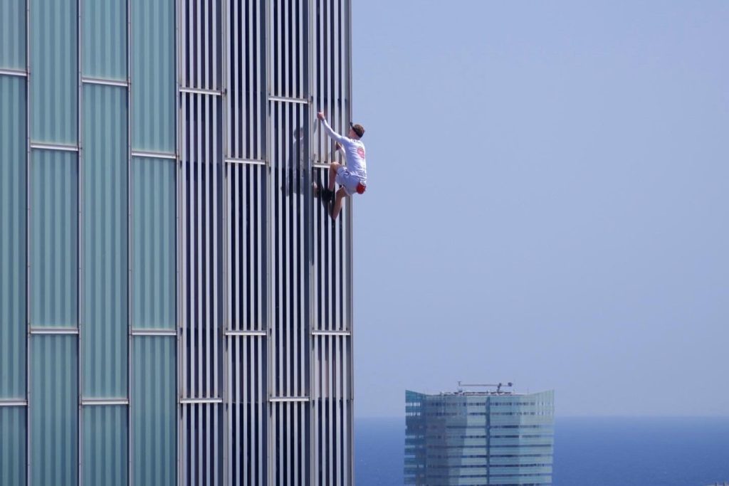 Has this man climbed your building?