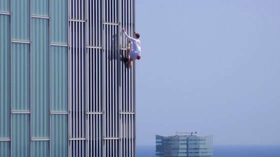 Has this man climbed your building?