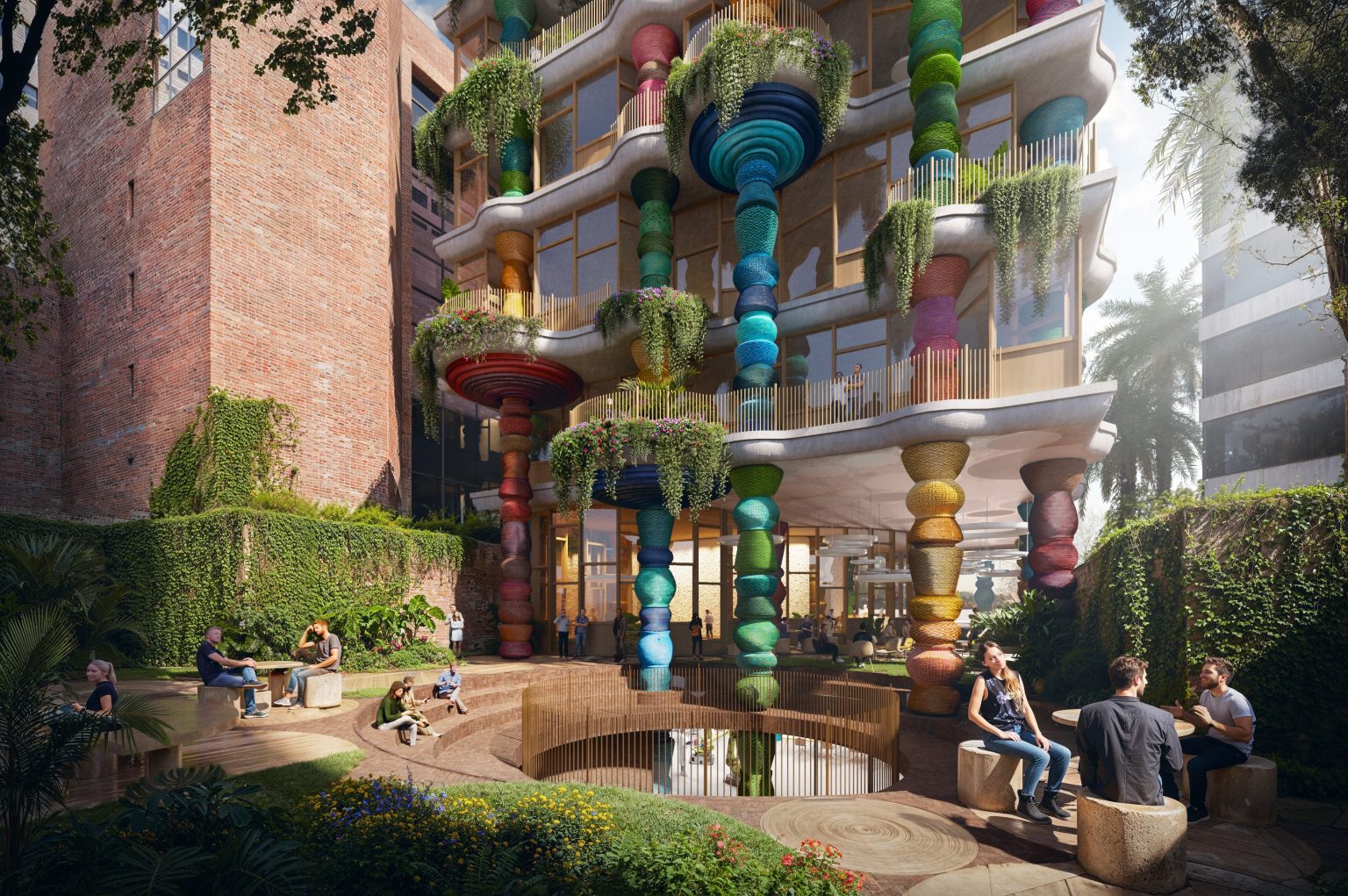 Heatherwick reveals design for colourful Colombian university building