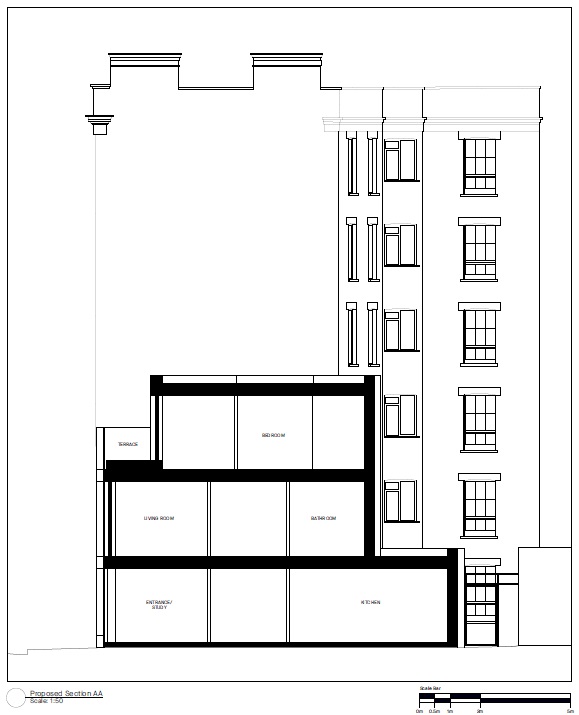 Threefold’s tiny wedge-shaped King’s Cross house rubberstamped