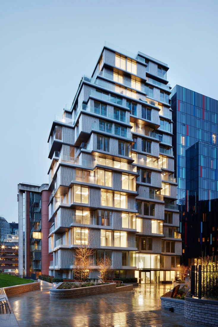 ACME completes Aldgate apartment building with stepped form