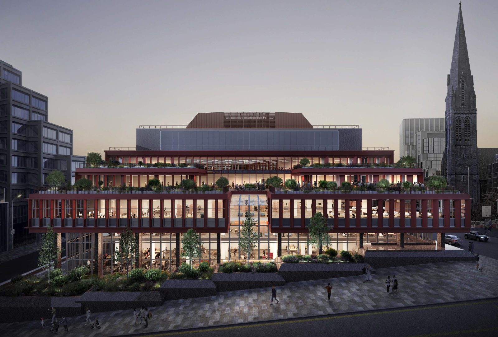 LOM submits Glasgow Santander HQ retrofit scheme