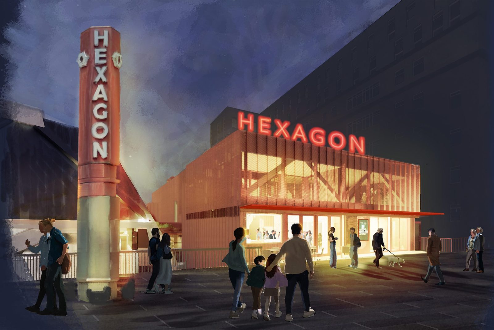 Haworth Tompkins wins approval for Reading Hexagon theatre revamp
