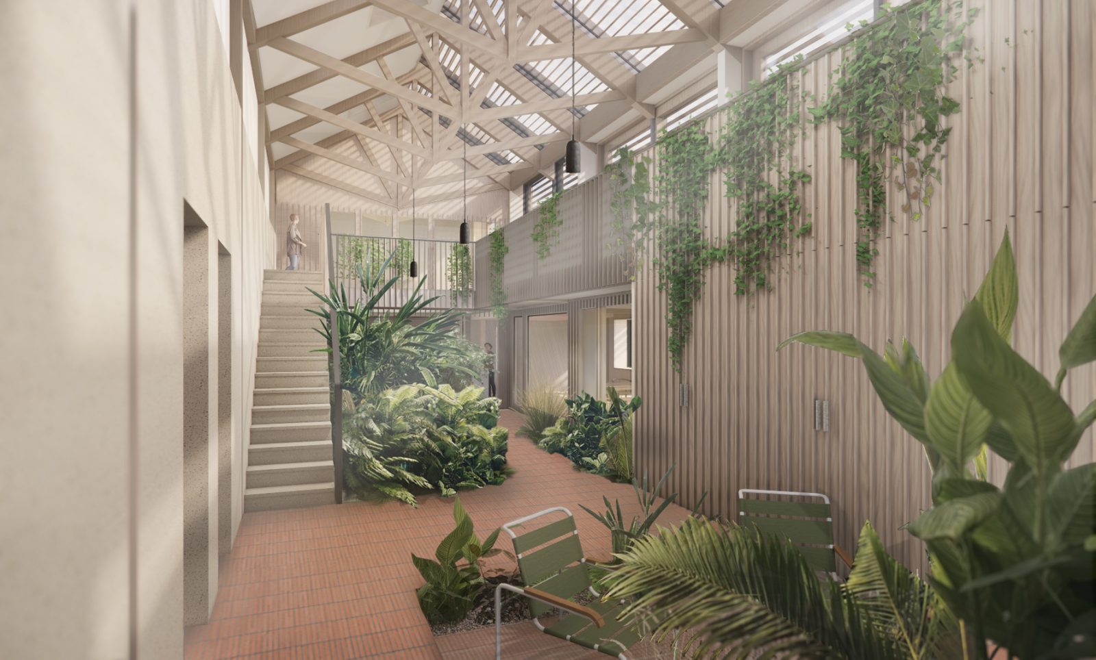 Studio Bark to build zero-carbon home next to 15th-century moated manor