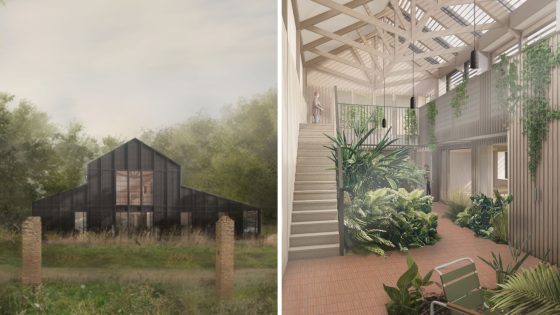 Studio Bark to build zero-carbon home next to 15th-century moated manor
