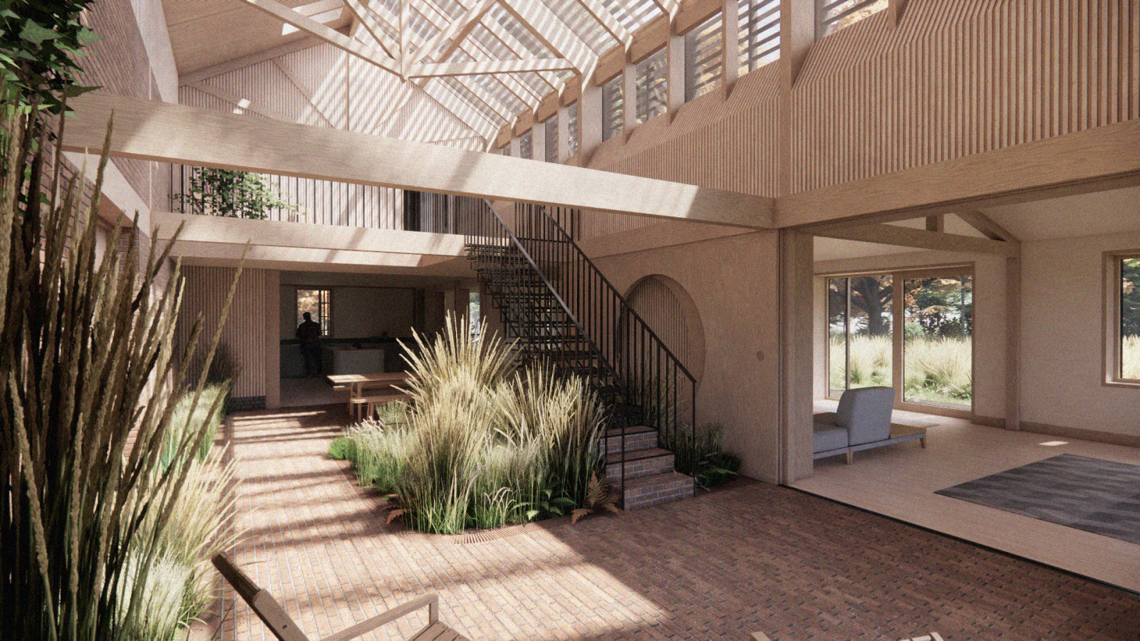 Studio Bark to build zero-carbon home next to 15th-century moated manor