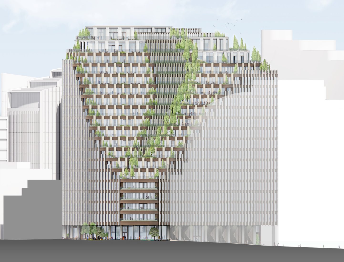 Apt gets go-ahead to replace Brutalist City block with 18-storey office