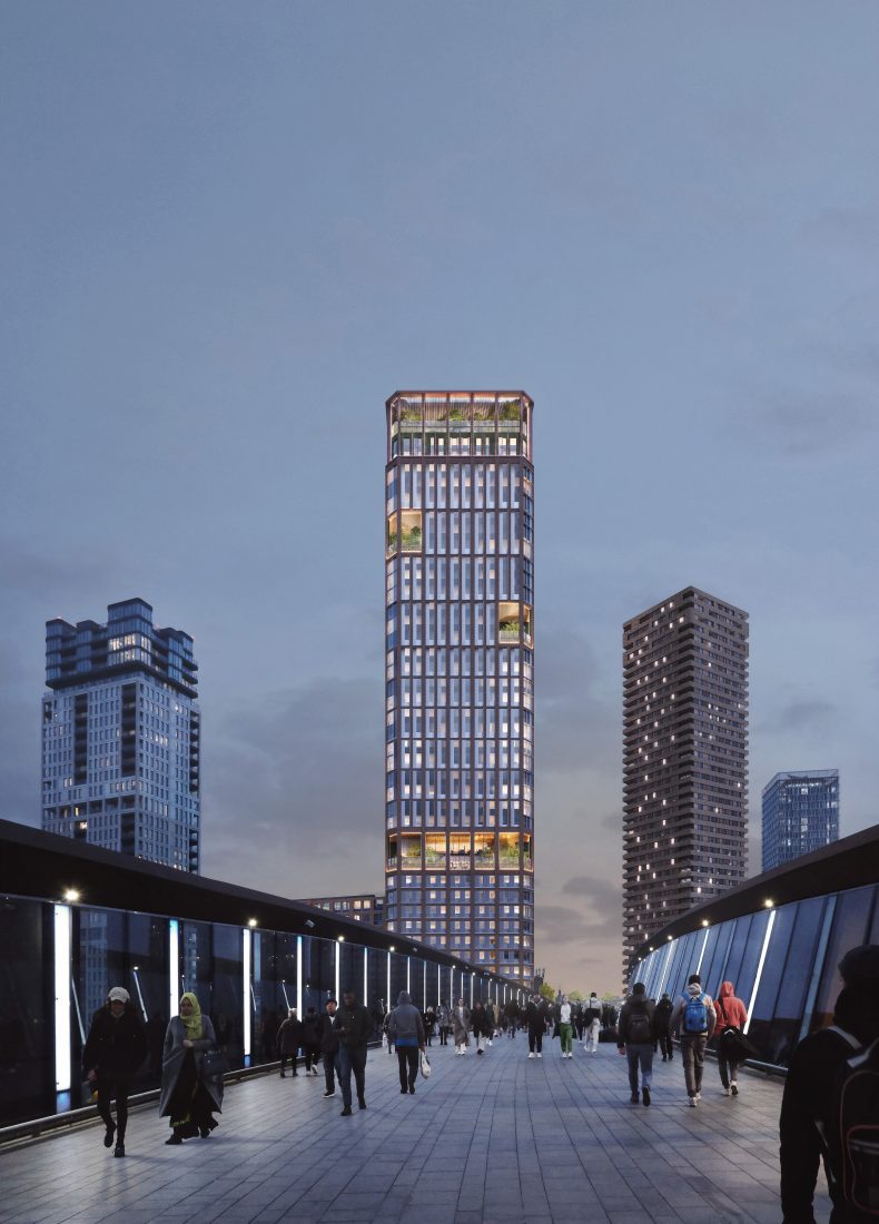 BDP wins approval for super-tall Stratford student housing skyscraper
