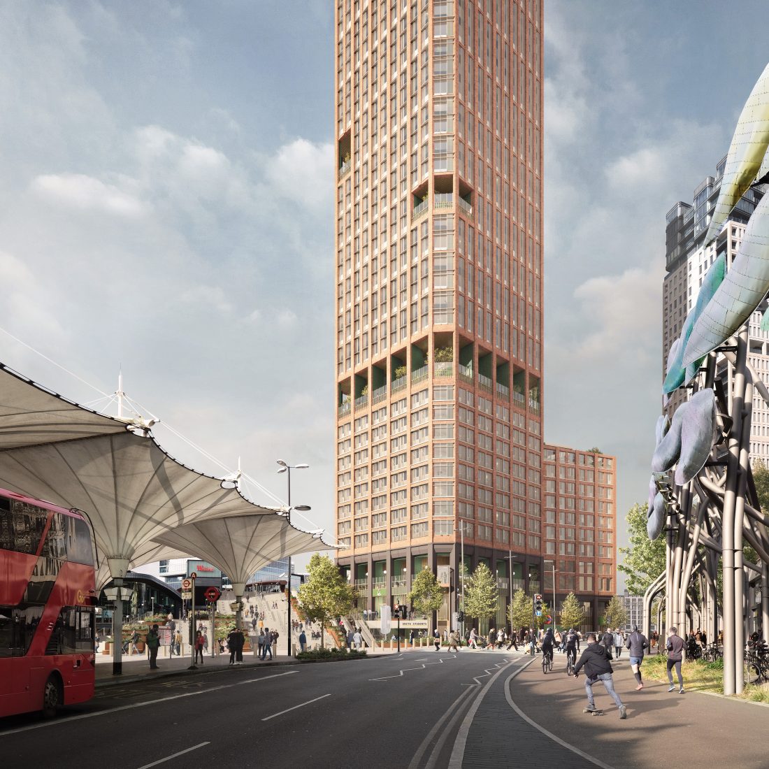 BDP wins approval for super-tall Stratford student housing skyscraper