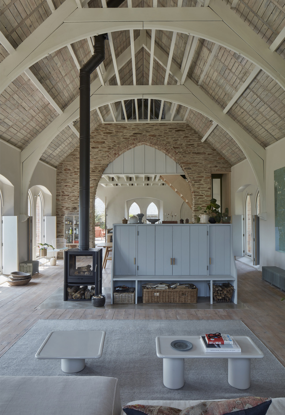 Tuckey Design Studio remodels house in converted Devon chapel