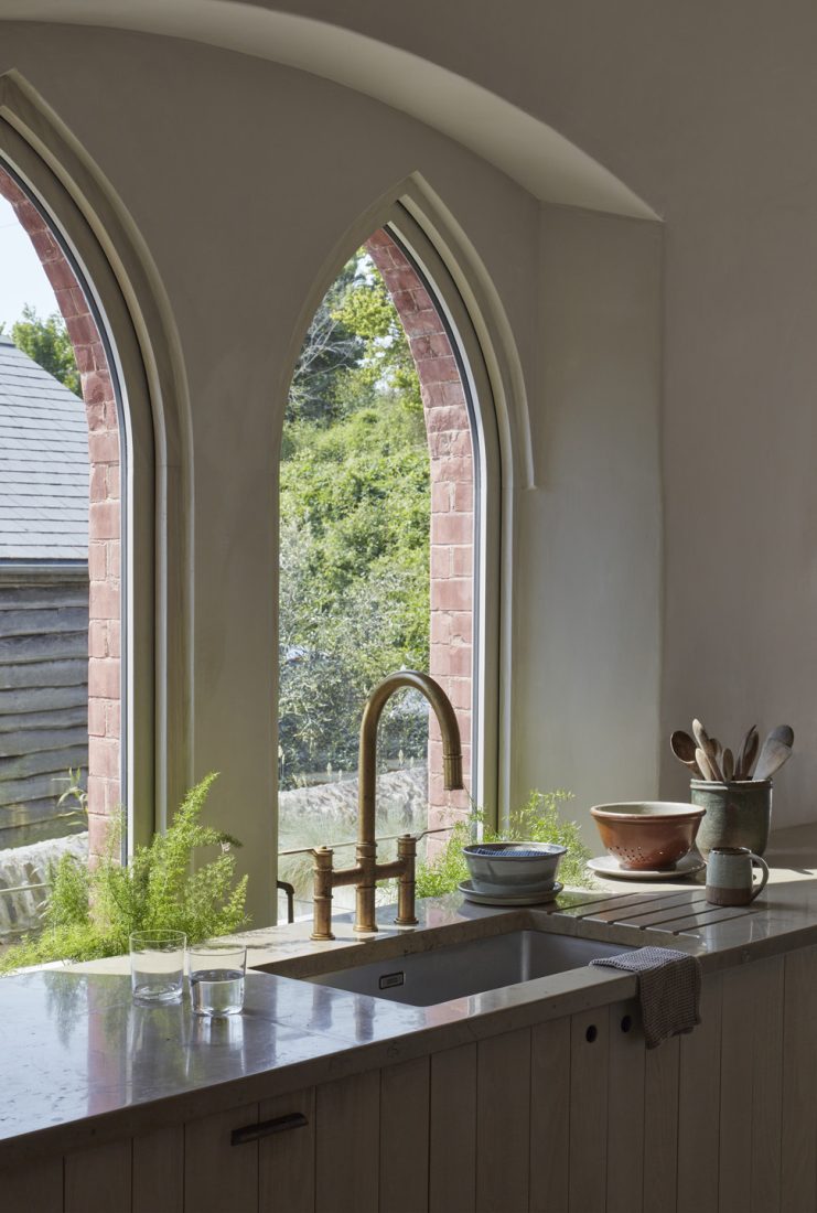 Tuckey Design Studio remodels house in converted Devon chapel