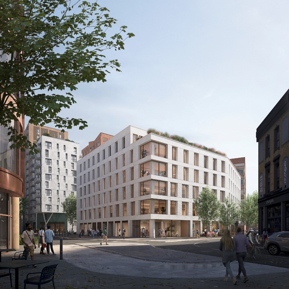 Waugh Thistleton wins approval for timber-framed office block in Maidenhead