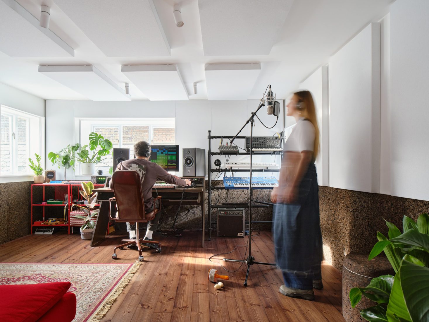 THISS Studio retrofits former warehouse as office and recording studio