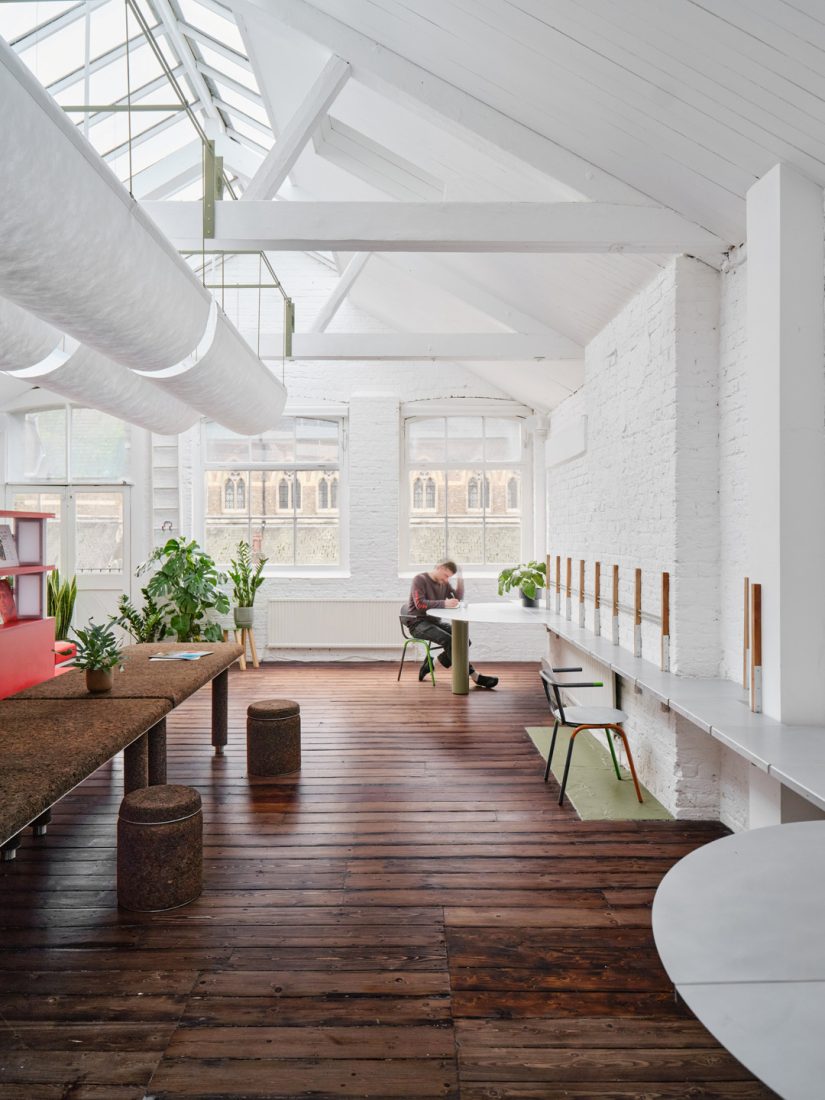 THISS Studio retrofits former warehouse as office and recording studio