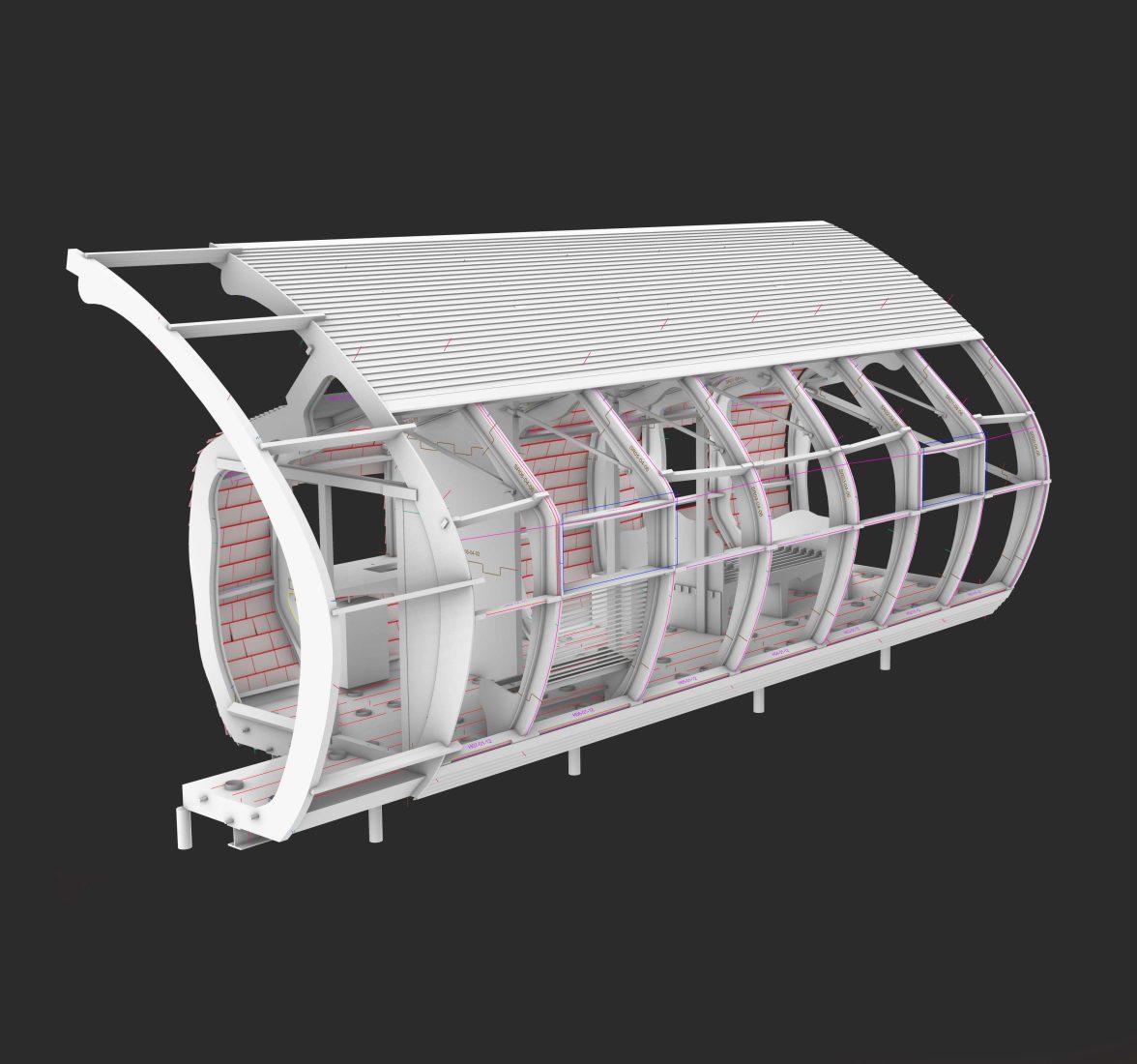 Markos Design Workshop completes prefabricated holiday cabin in Shropshire