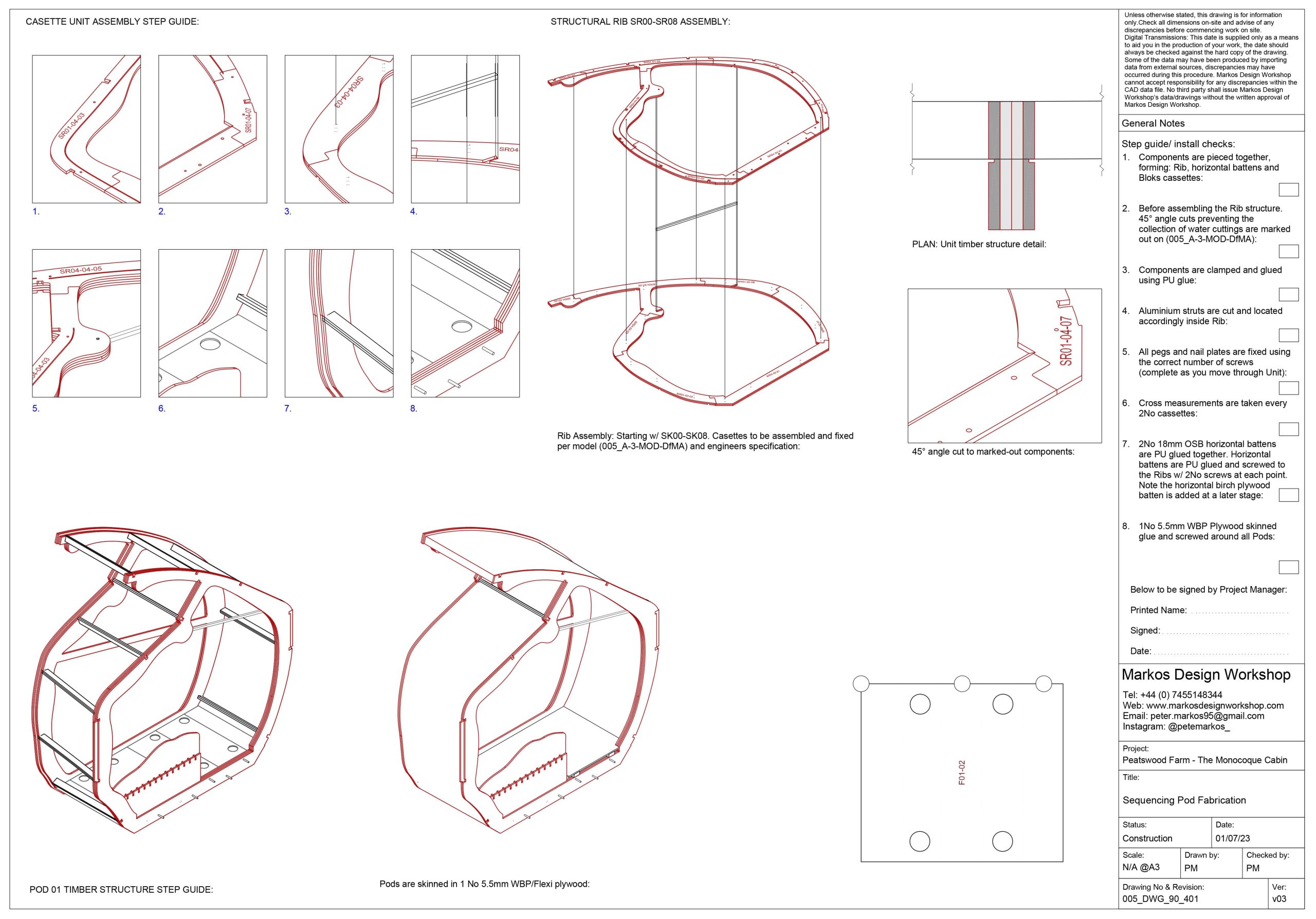 Markos Design Workshop completes prefabricated holiday cabin in Shropshire