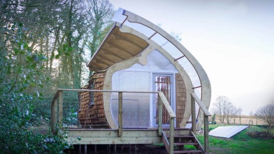 Markos Design Workshop completes prefabricated holiday cabin in Shropshire