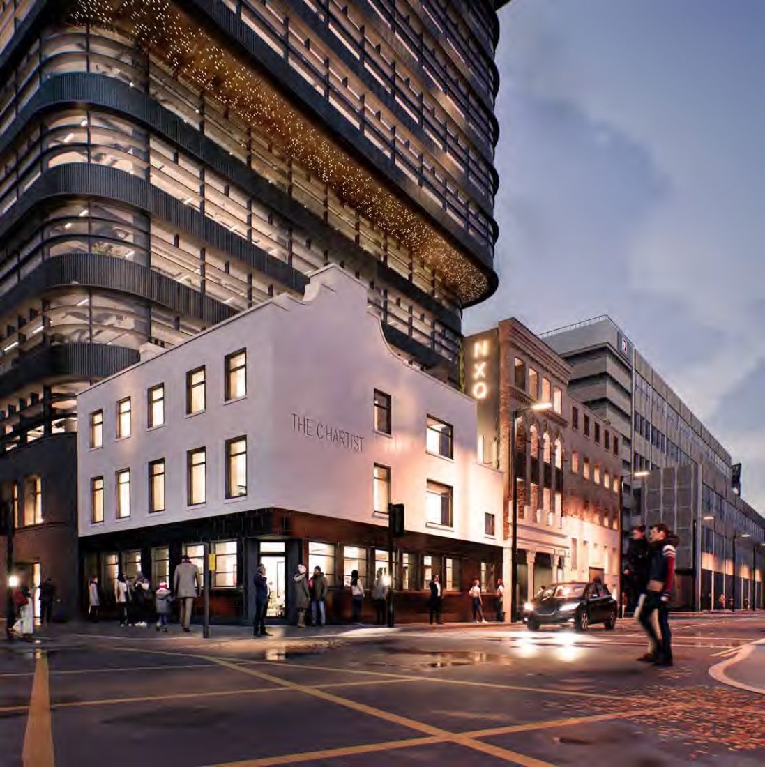 Howells submits top-heavy Manchester Northern Quarter tower scheme
