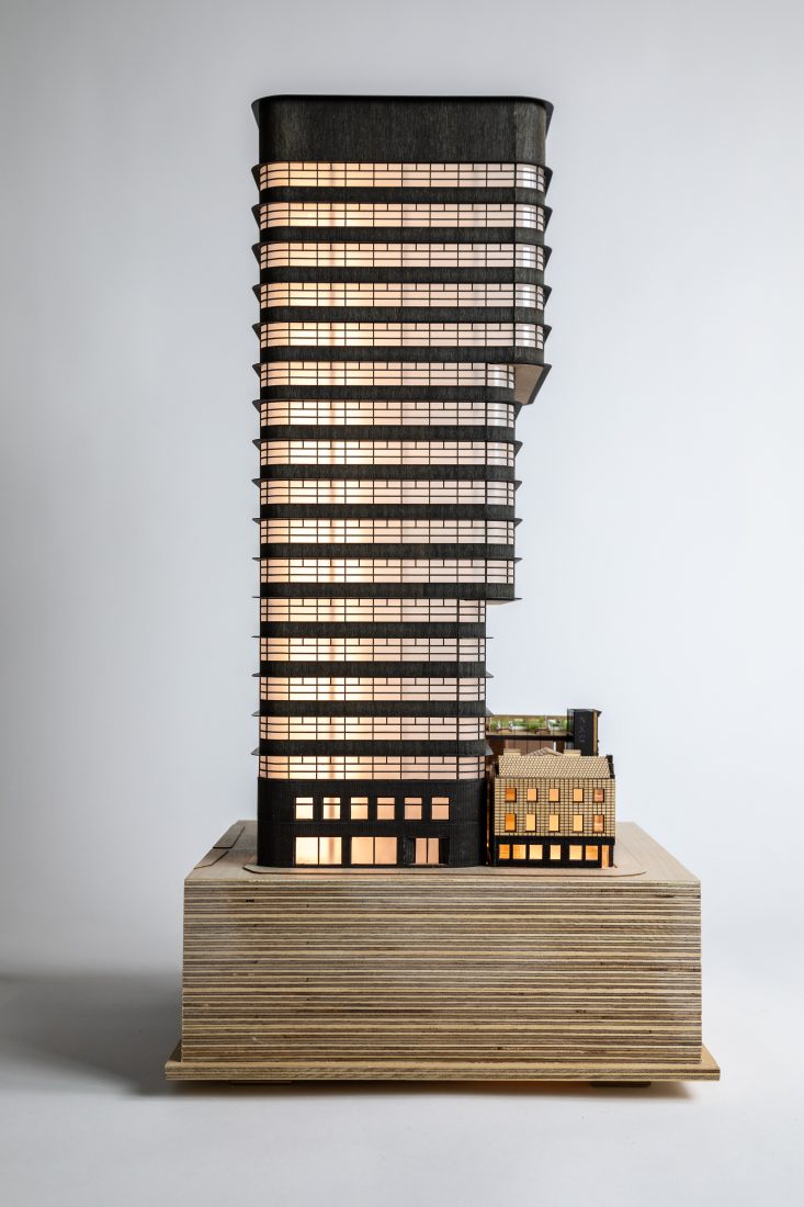 Howells submits top-heavy Manchester Northern Quarter tower scheme