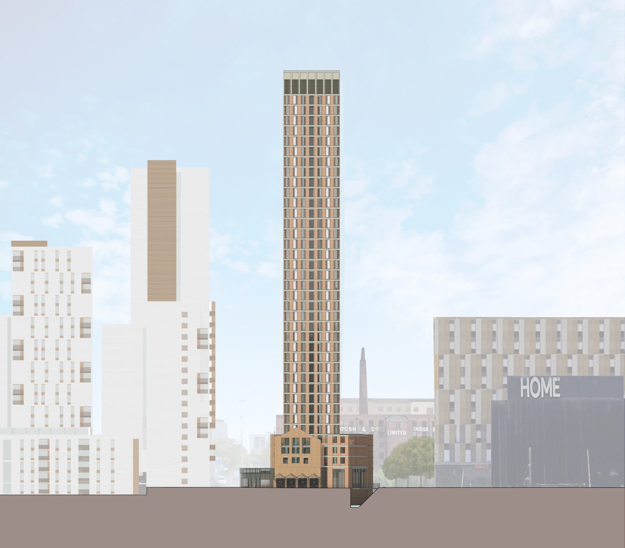 Hodder + Partners’ 37-storey Manchester student tower gets the nod