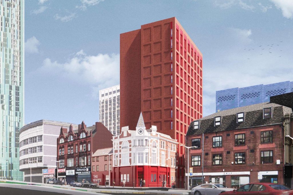 Glancy Nicholls submits proposal for another student tower in Birmingham