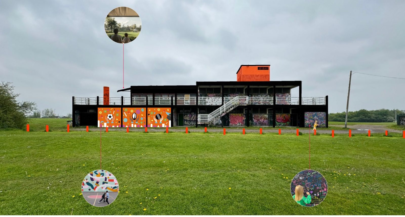 POoR Collective unwraps its contest-winning Barnet sports pavilion revamp