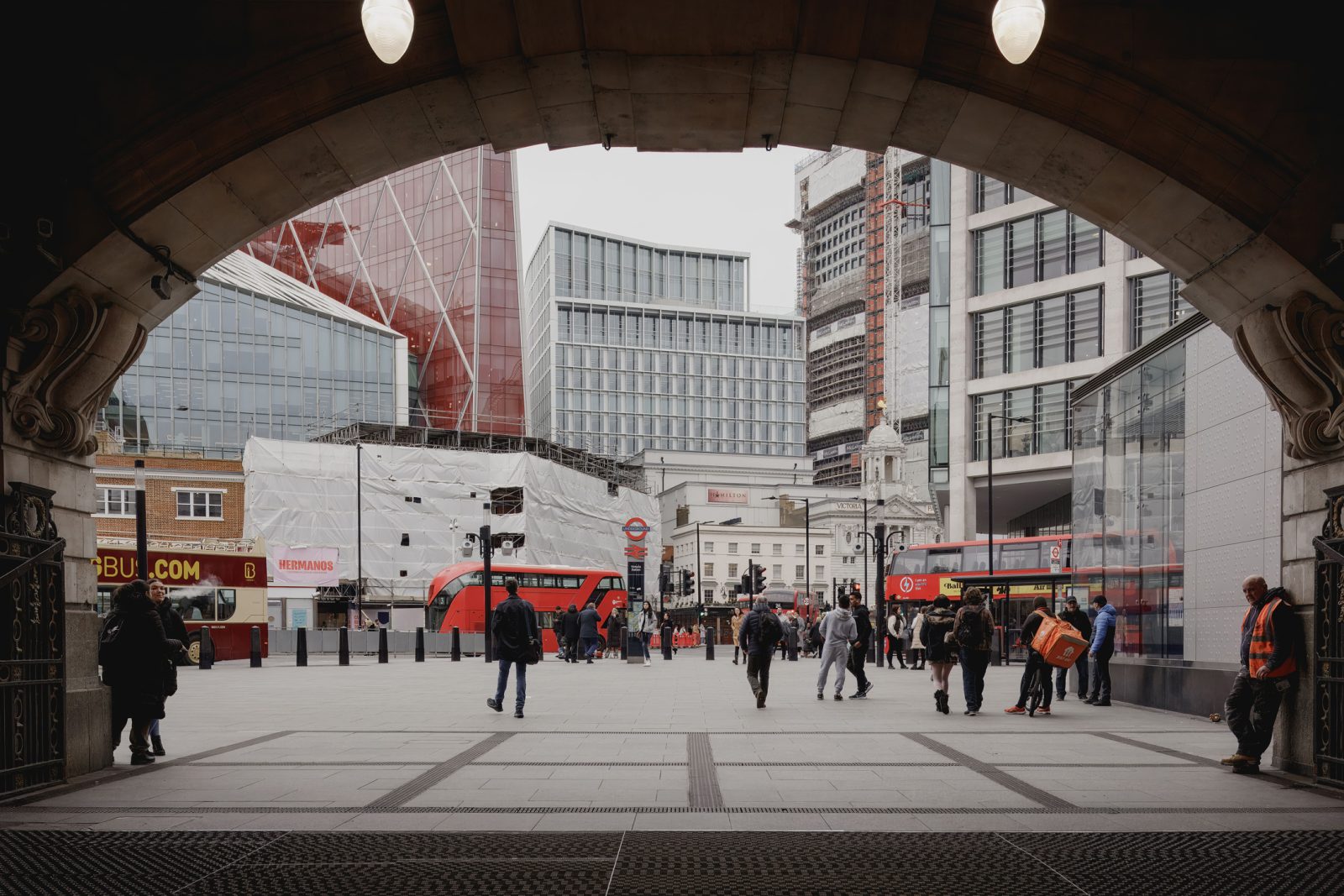 Lynch Architects completes colonnaded 18-storey office building in Victoria