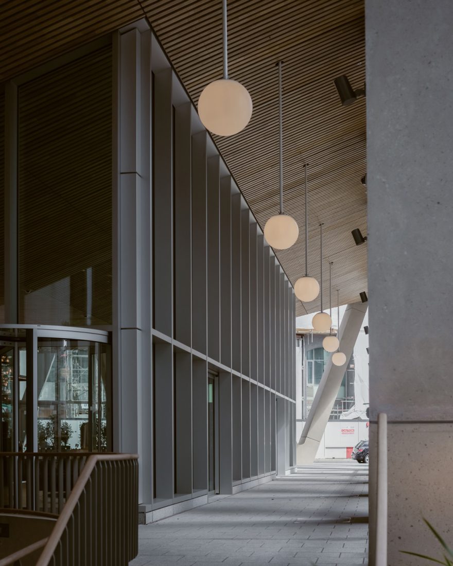 Lynch Architects completes colonnaded 18-storey office building in Victoria