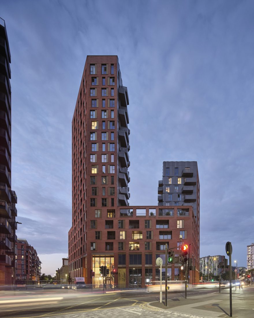 Alison Brooks Architects completes mixed-use complex at Tottenham Hale