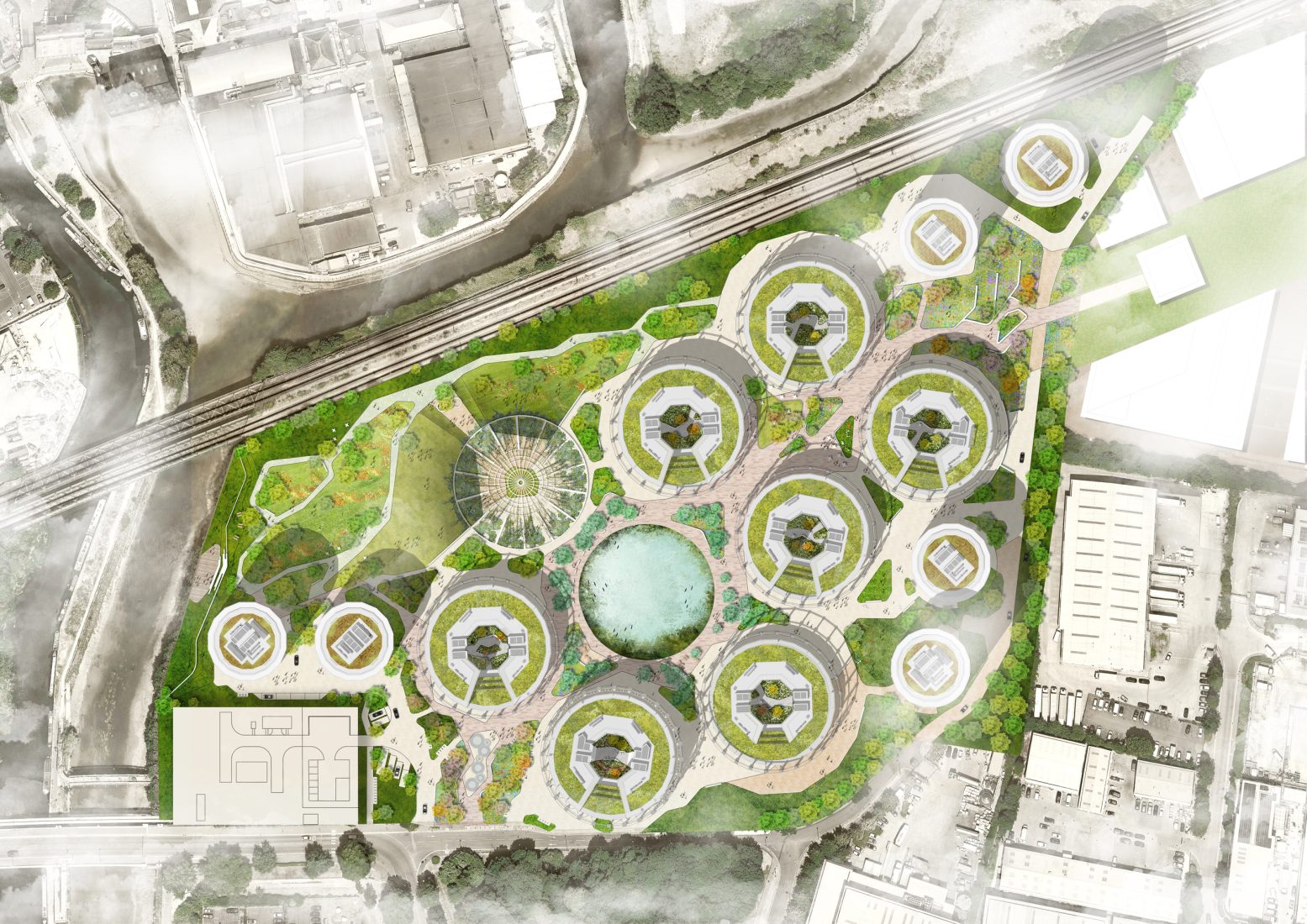RSHP gets go-ahead on east London gasholder housing scheme
