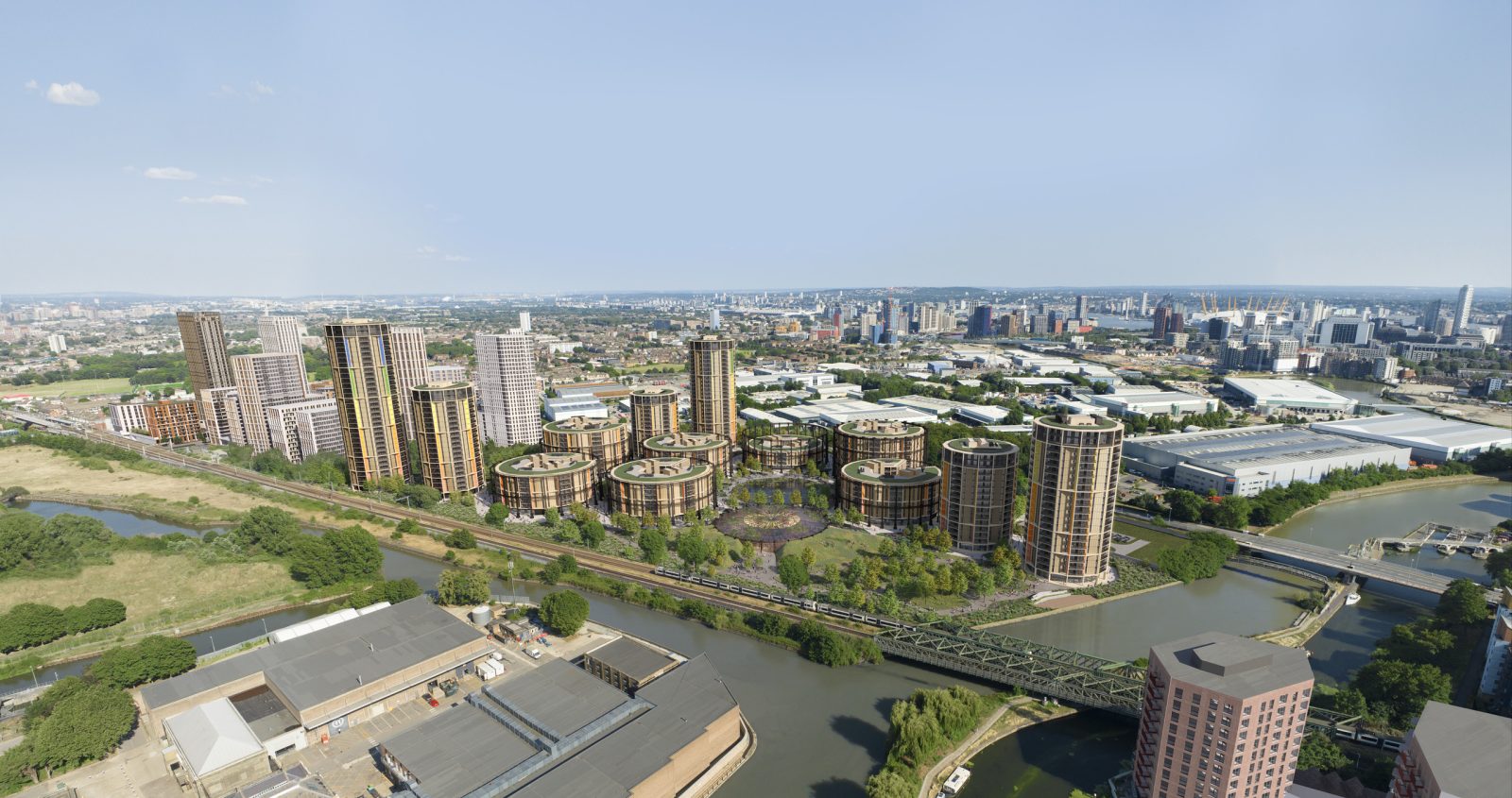 RSHP gets go-ahead on east London gasholder housing scheme