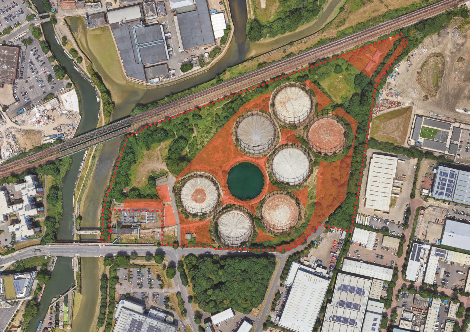 RSHP gets go-ahead on east London gasholder housing scheme