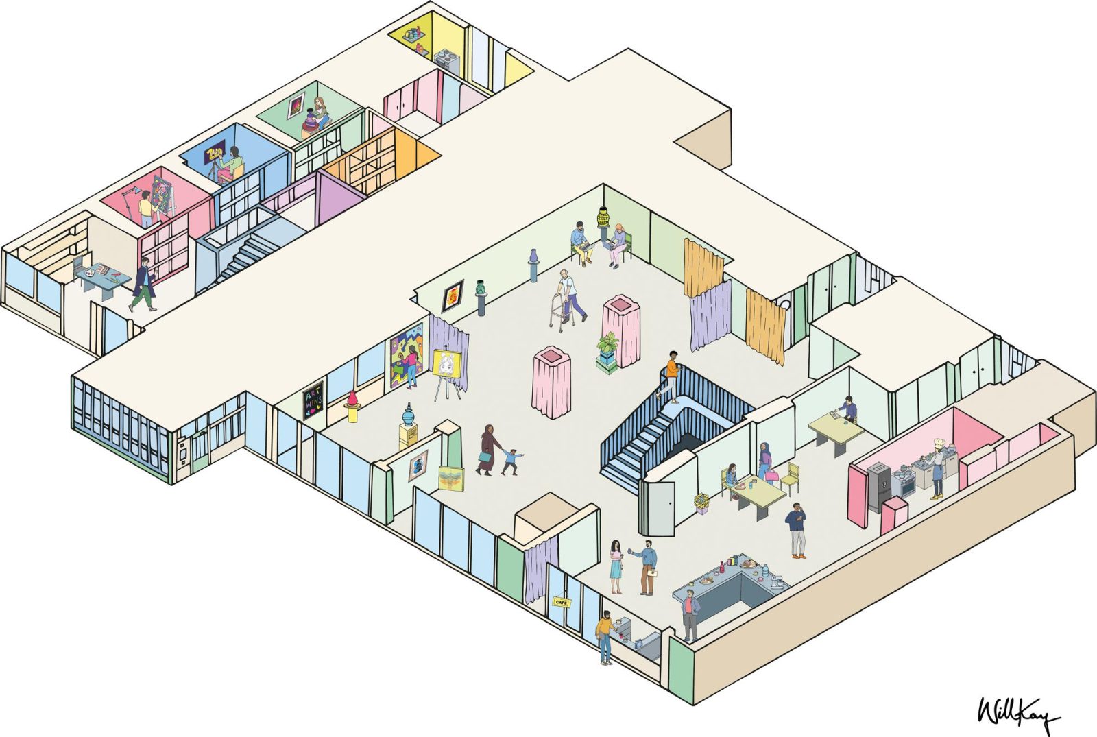 Office S&M submits plans for Newham community space