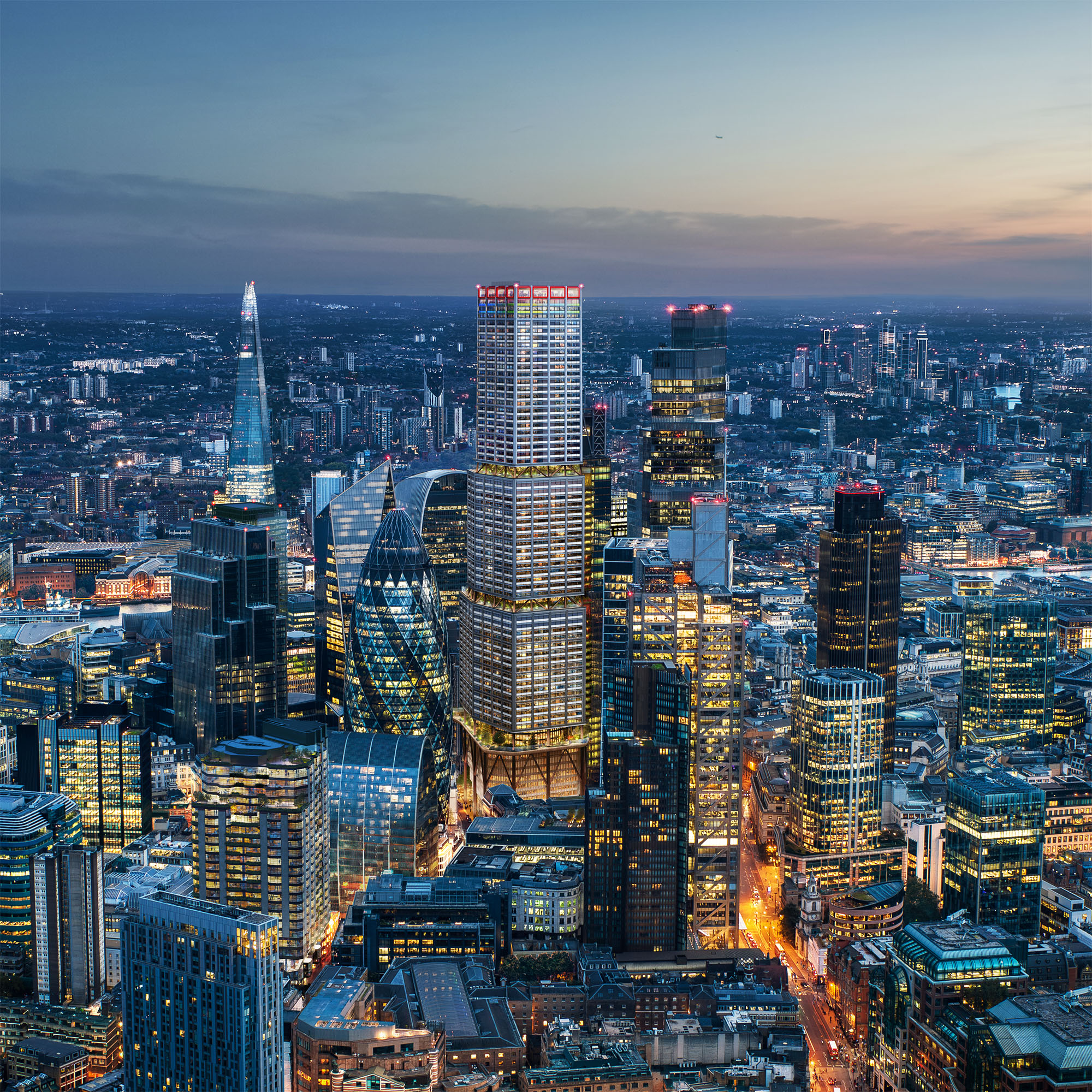 Eric Parry’s revised One Undershaft skyscraper approved