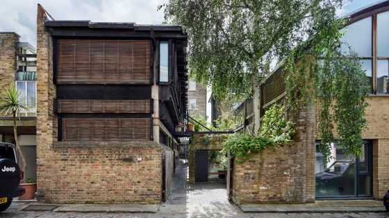 Ted Cullinan’s famous Camden mews house goes on the market