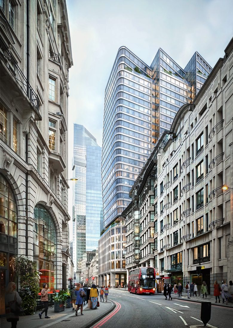 KPF wins approval for reworked Gracechurch St tower in City of London