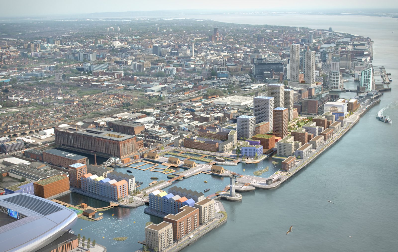 Planit submits ‘recast’ Liverpool Waters masterplan
