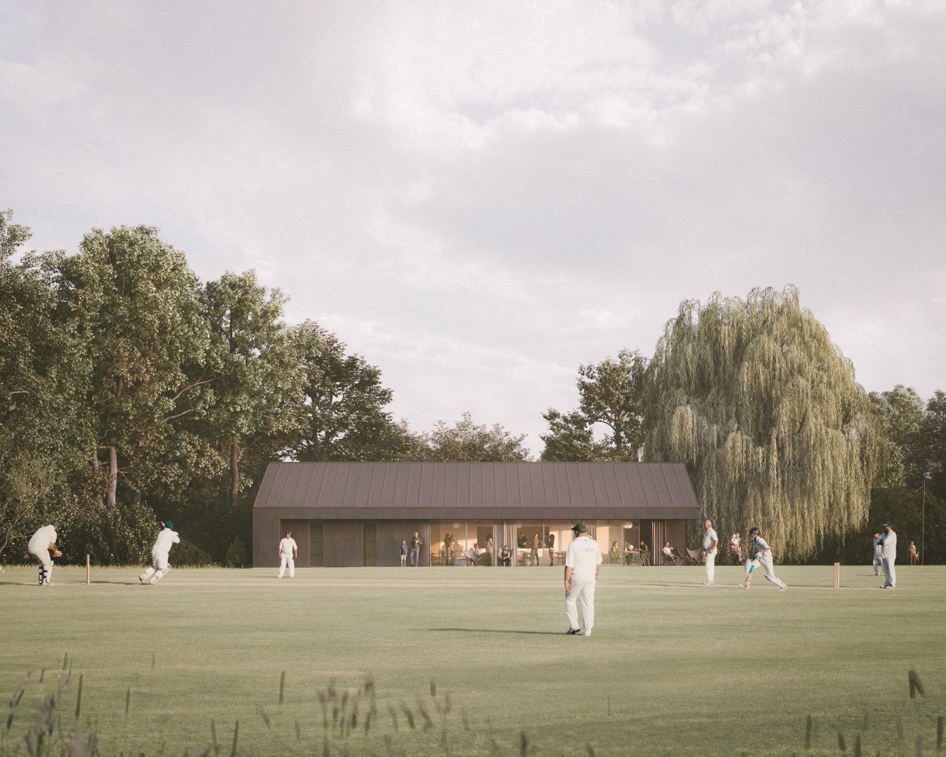 Andy Matthews Studio wins planning for Dulwich cricket pavilion