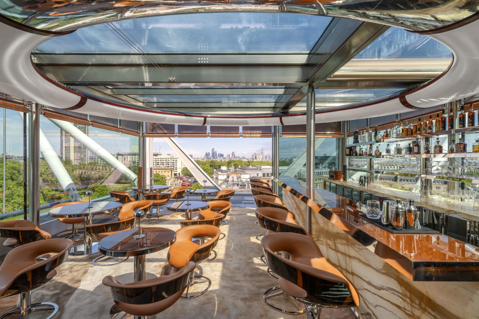 RSHP completes luxury London hotel with part-suspended floor structure