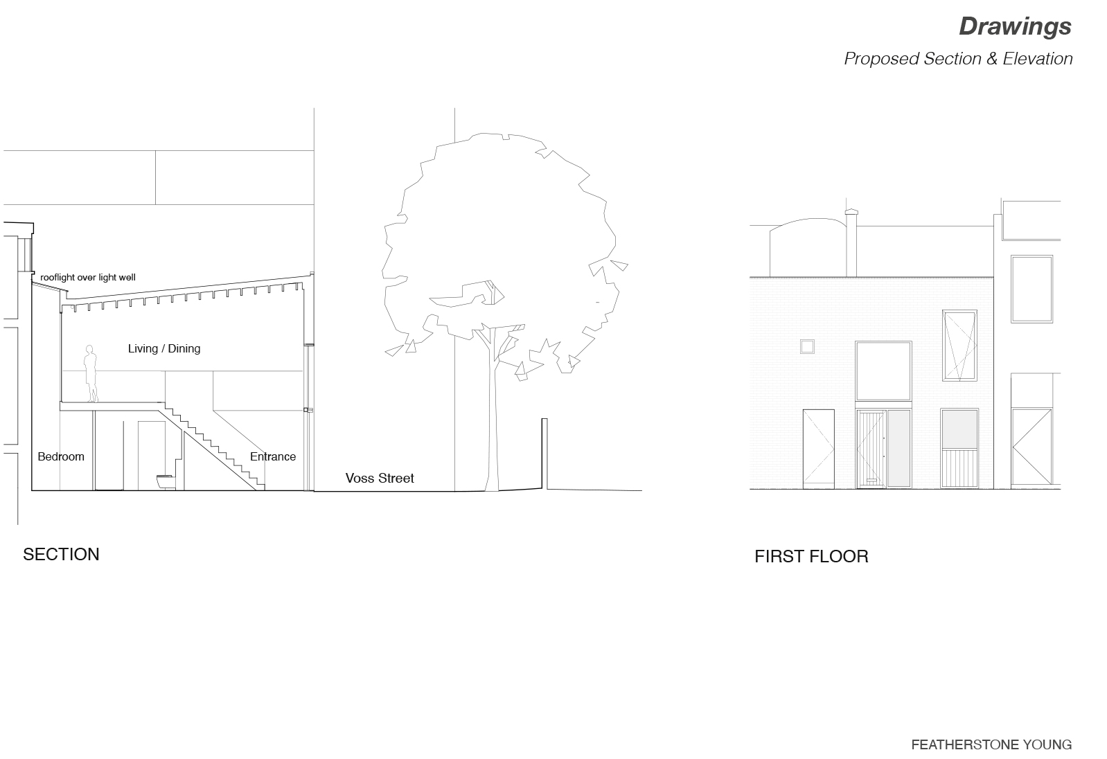 Featherstone Young adapts lock-up garage as two-storey studio
