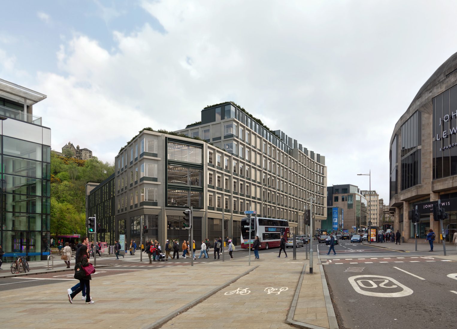 Sheppard Robson plans ‘radical retrofit’ of 22-year-old Edinburgh landmark