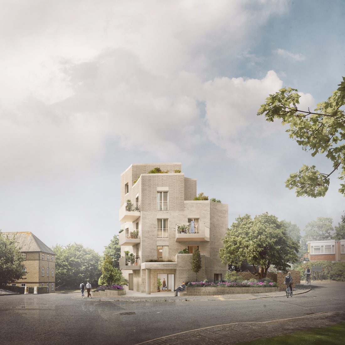 GPAD submits plans for ‘sculpted’ housing block in Wembley
