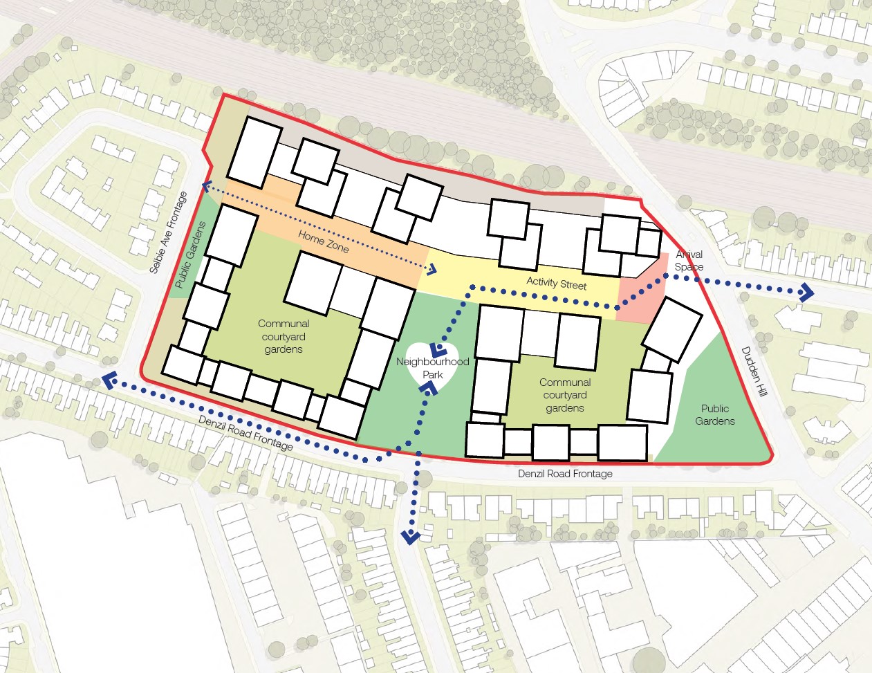 GRID Architects submits plans for £500 million scheme in north-west London