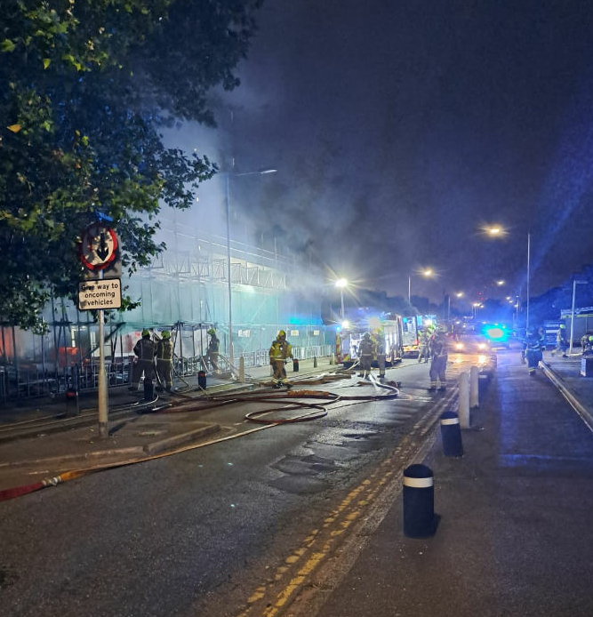 Investigation after huge fire at housing block with ‘non-compliant ...