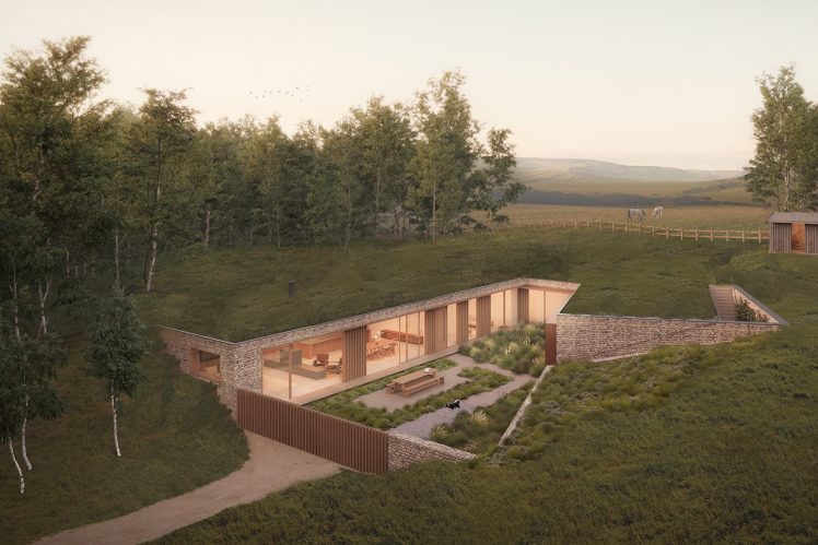 PAD Studio designs £3m underground house in South Downs