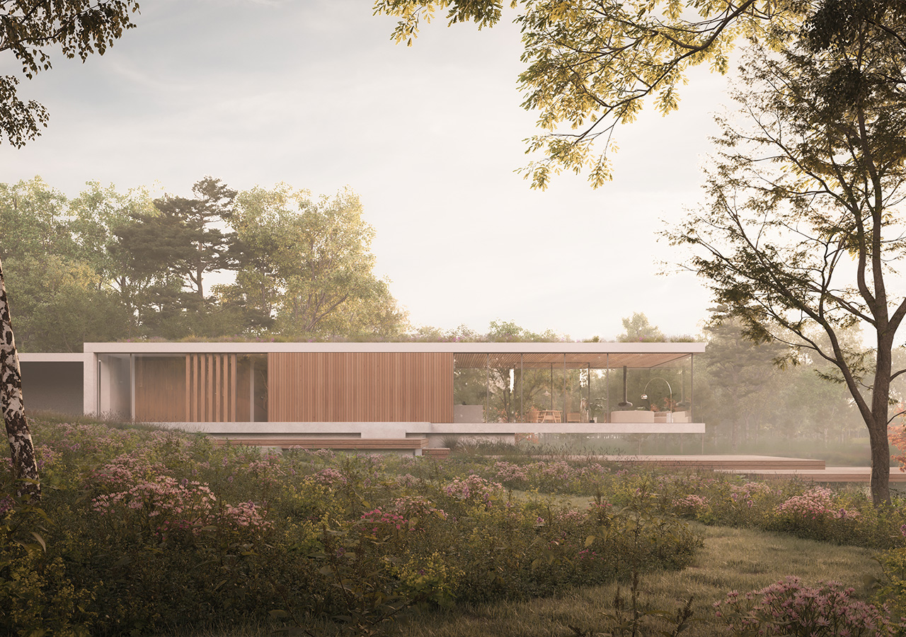 PAD Studio unveils plans for lakeside country house in New Forest