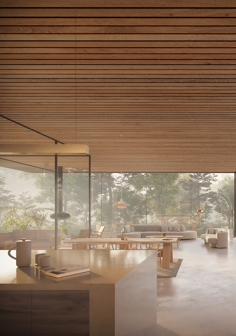 PAD Studio unveils plans for lakeside country house in New Forest